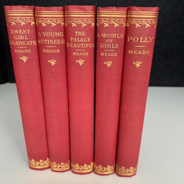 Red Hardcover Book - Etsy