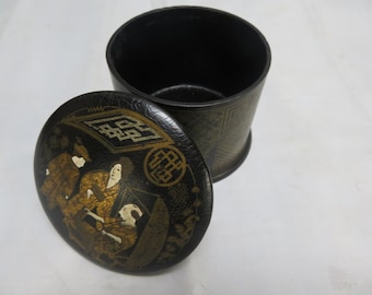 Round wood box | Etsy