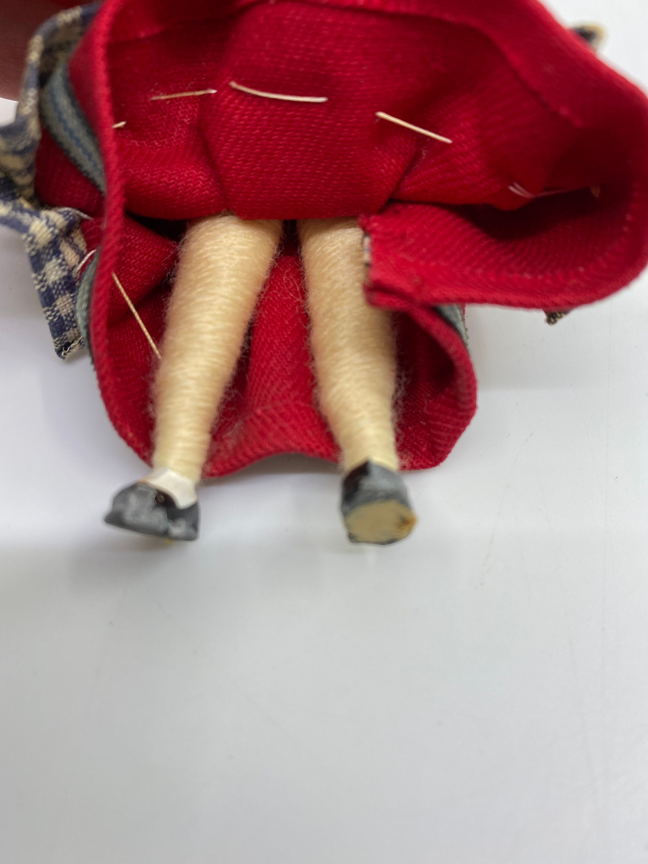 Vintage Thread Wrapped Doll - Etsy