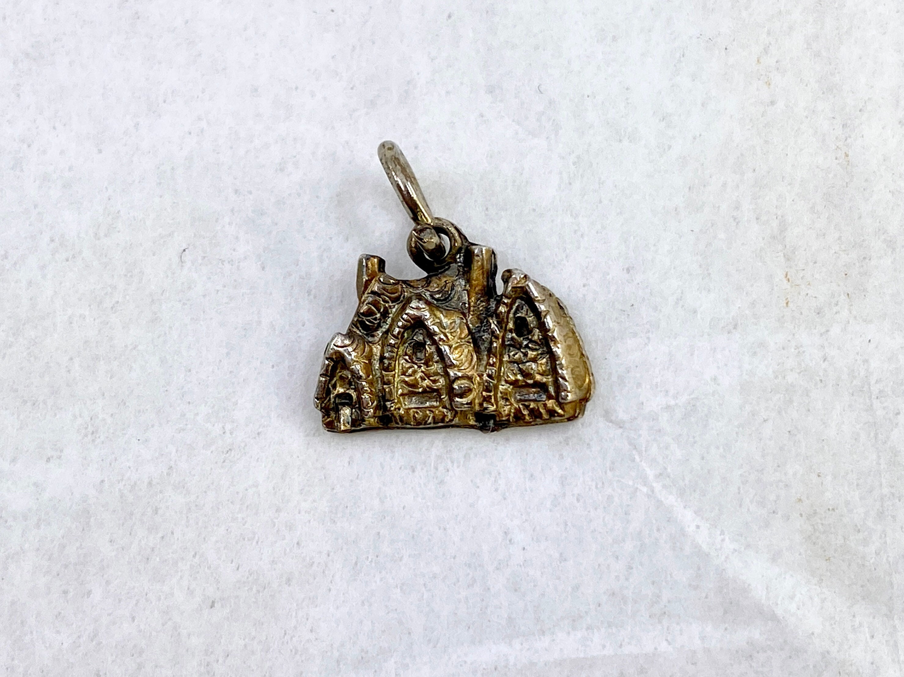 Old English Cottage Thatched Roof Sterling Silver Charm - Etsy