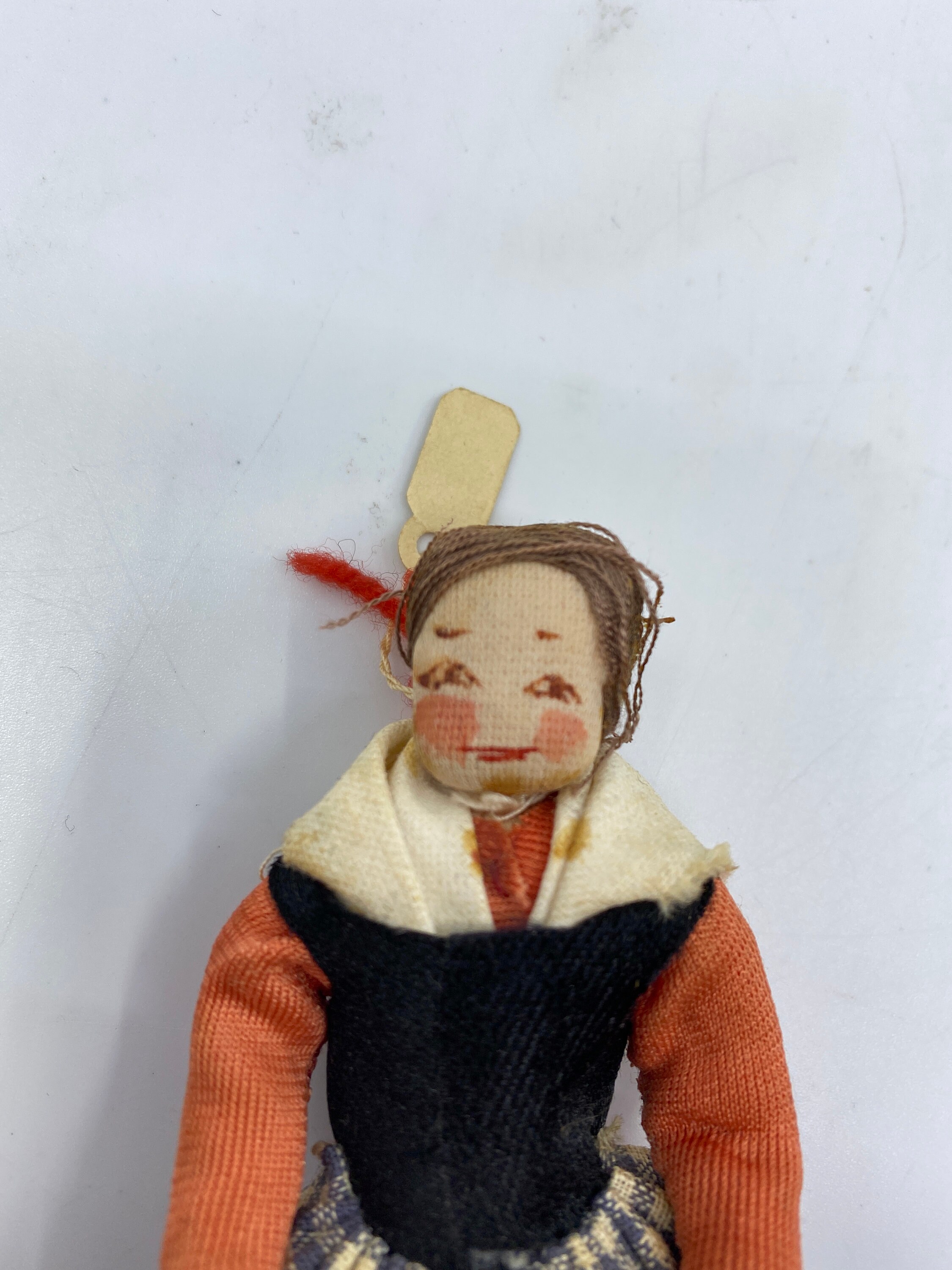 Vintage Thread Wrapped Doll - Etsy