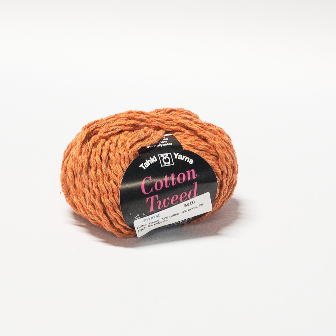 Orange Cotton Tweed Yarn Tahki Stacy Charles Cotton Tweed - Etsy
