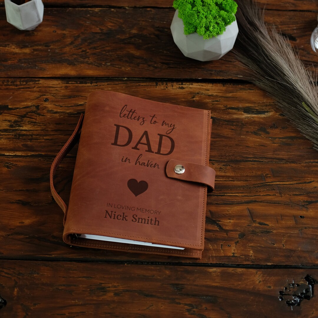 Letters to My Dad Journal, in Memory of Dad in Heaven, Father Memorial ...
