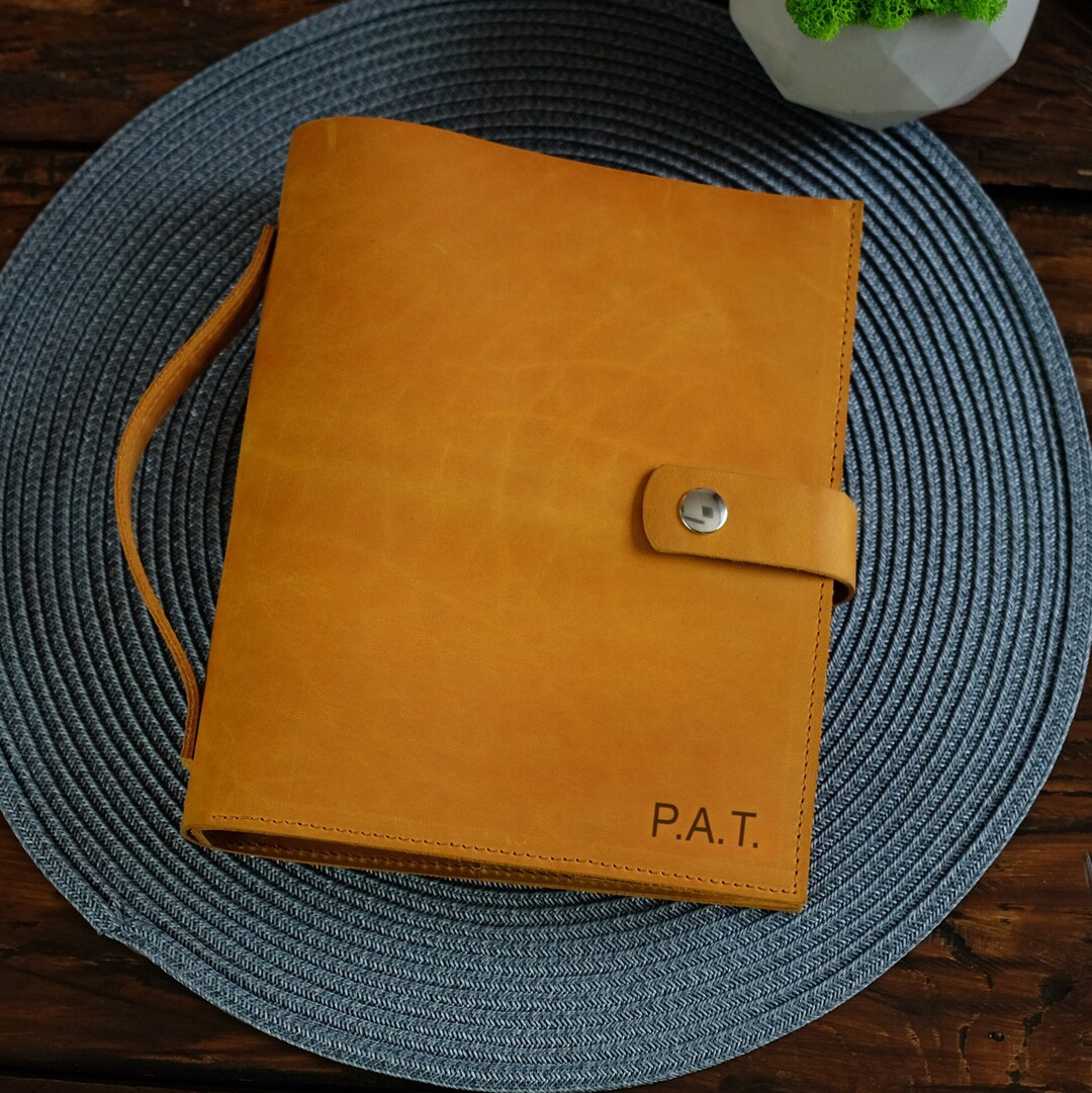 Personalized Leather Notebook With Engraving, Ring Binder Planner A4 A5 ...