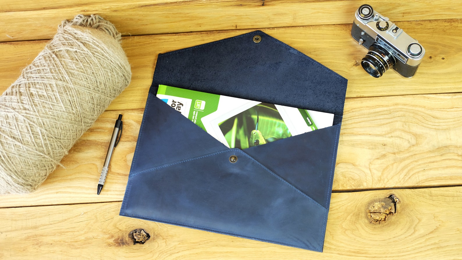 Leather Folder A4 Leather Document Holder | Etsy