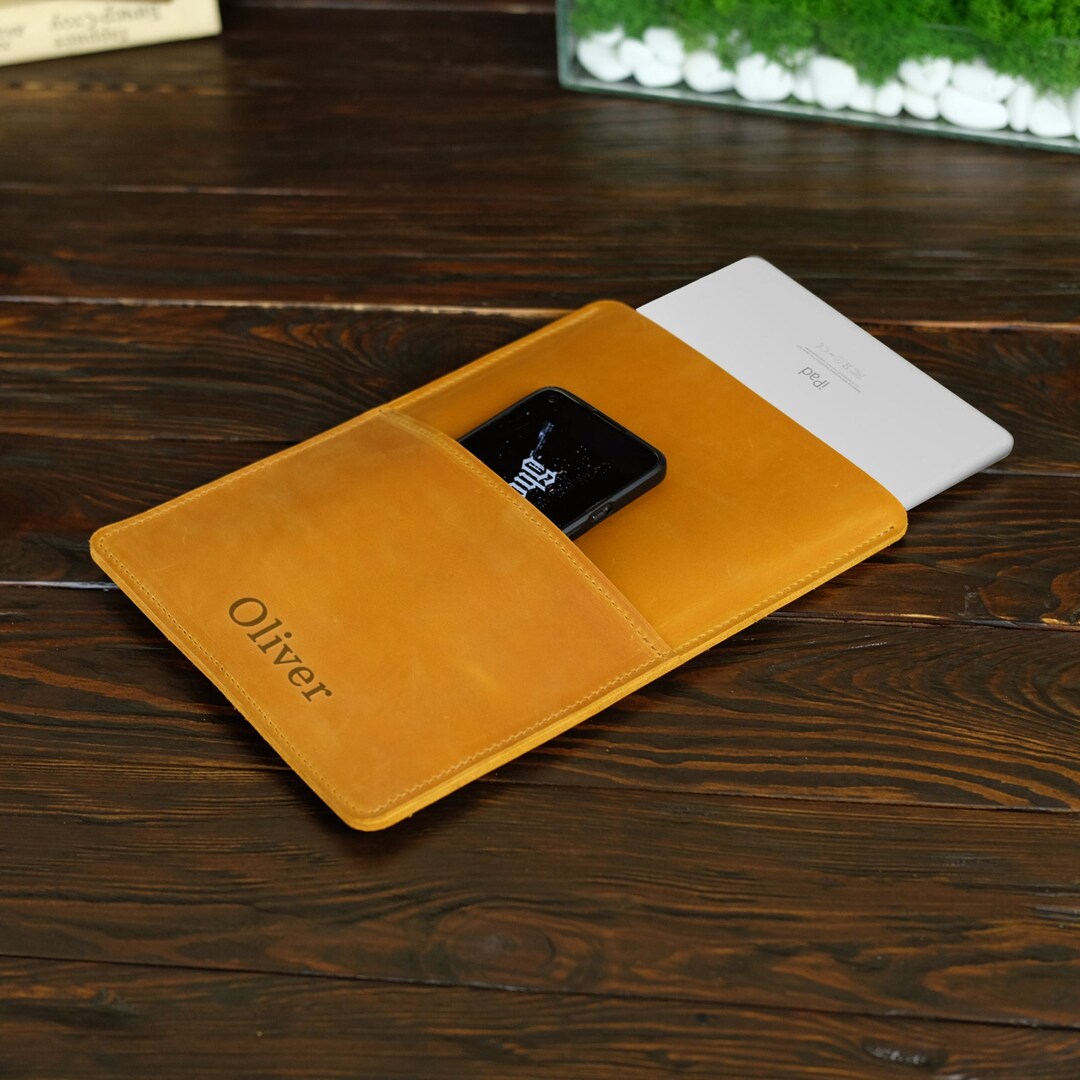 Leather iPad Case, Custom iPad Sleeve, iPad Pouch, iPad Air Sleeve ...