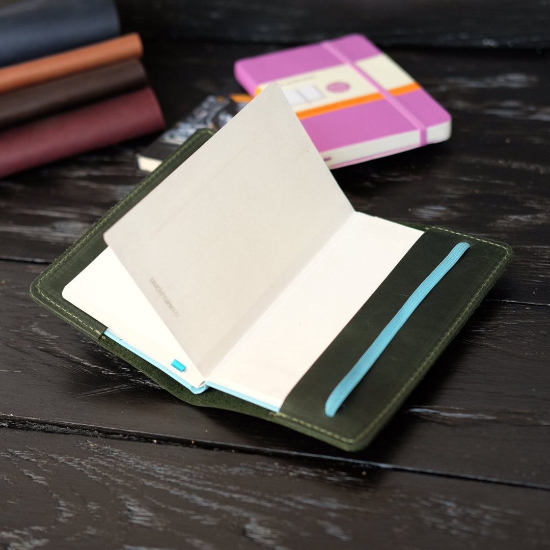 Personalized Leather Cover for Notebook, Custom Journal Cover B5 B6 A5 ...