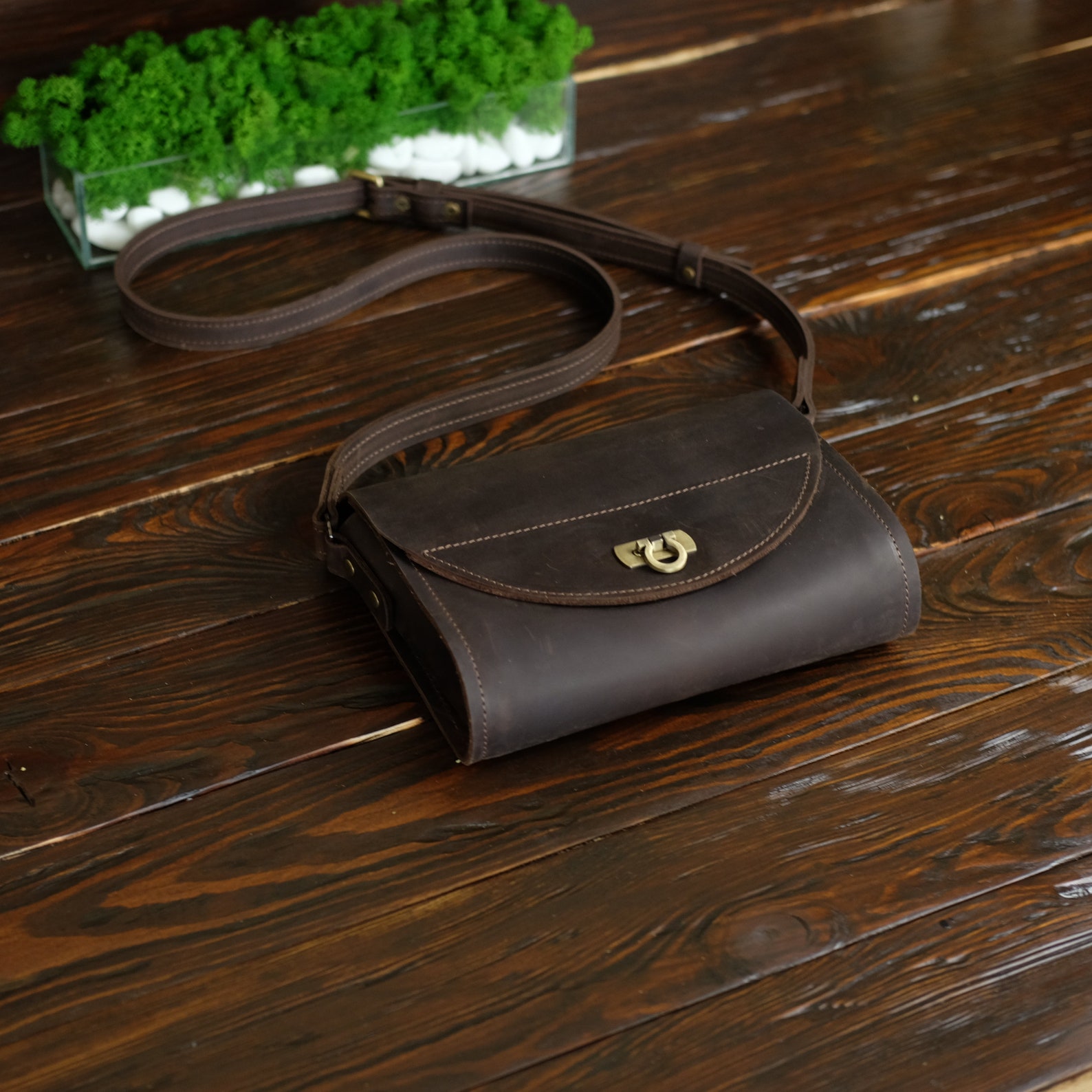 Small Crossbody Bag for Women, Personalized Leather Cross Body Purse ...