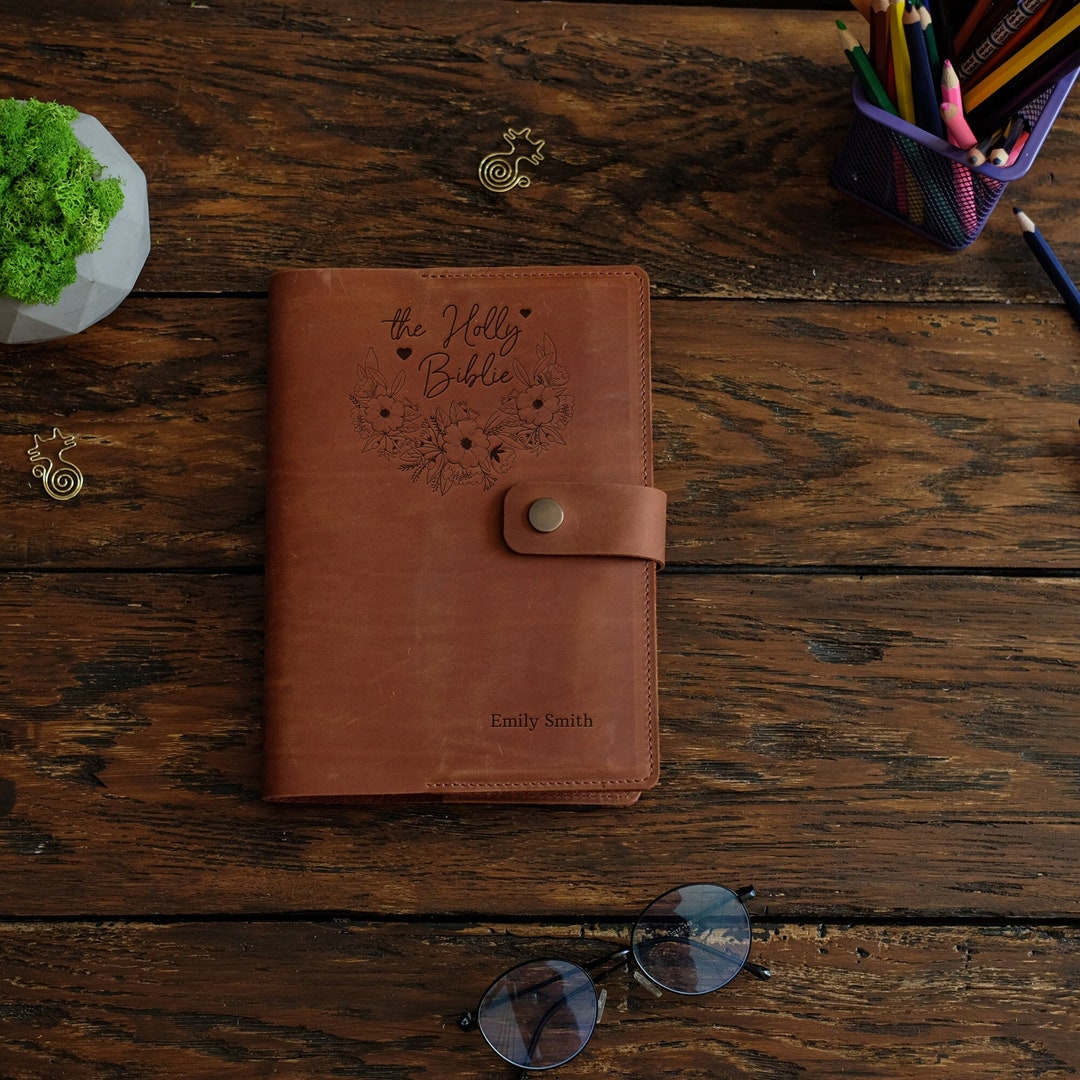 Personalized Bible Cover Women, Custom Bible Cover for Pastor Gift ...