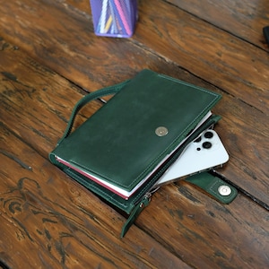 Journal Cover A5 A4 B5, Leather Notebook Cover Hobonichi Moleskine ...