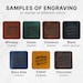 Personalized Document Holder, Office Paper Case, Custom Leather File ...