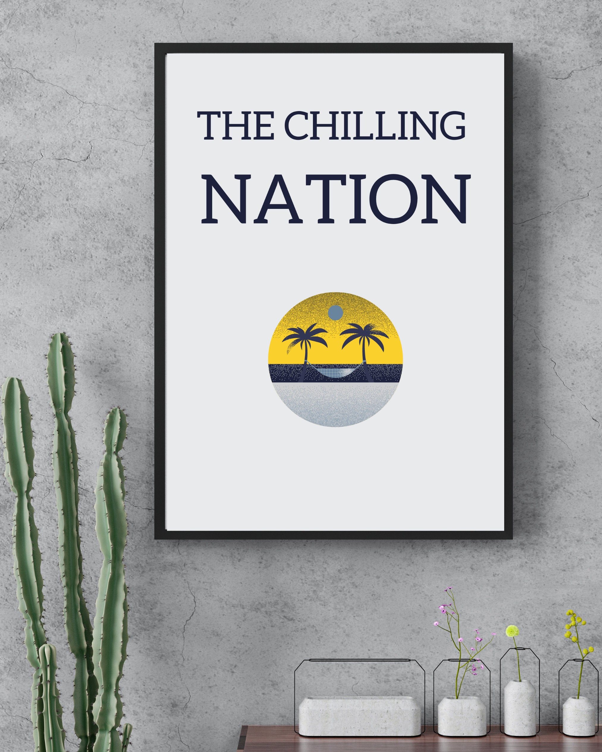 Instant Download Digital Wall Poster the Chilling Nation - Etsy