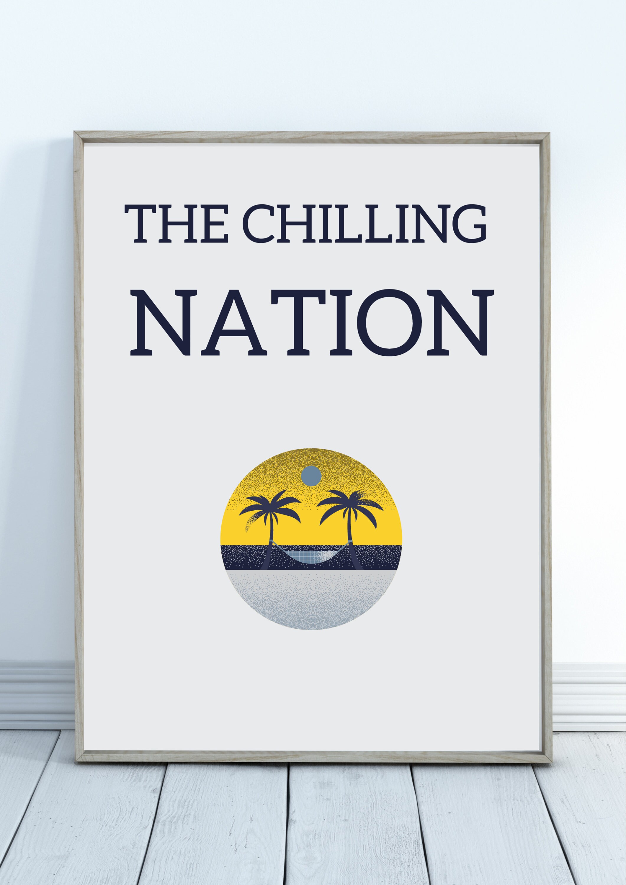 Instant Download Digital Wall Poster "the Chilling Nation" - Etsy