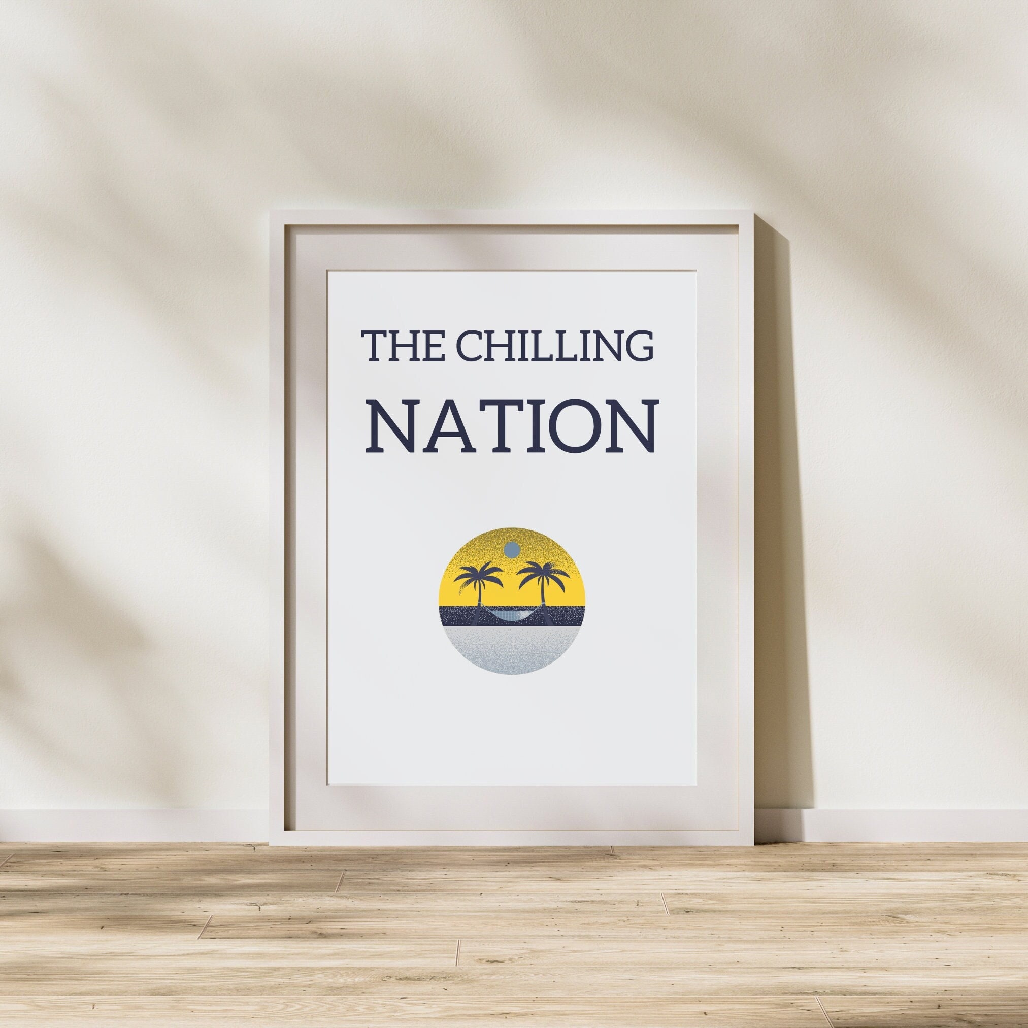 Instant Download Digital Wall Poster "the Chilling Nation" - Etsy