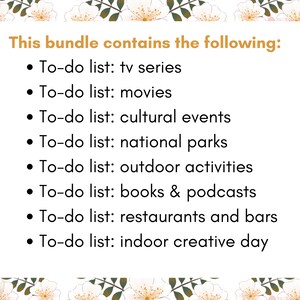 To Do List Template, Fun and Lifestyle Checklist, Digital or Printable ...