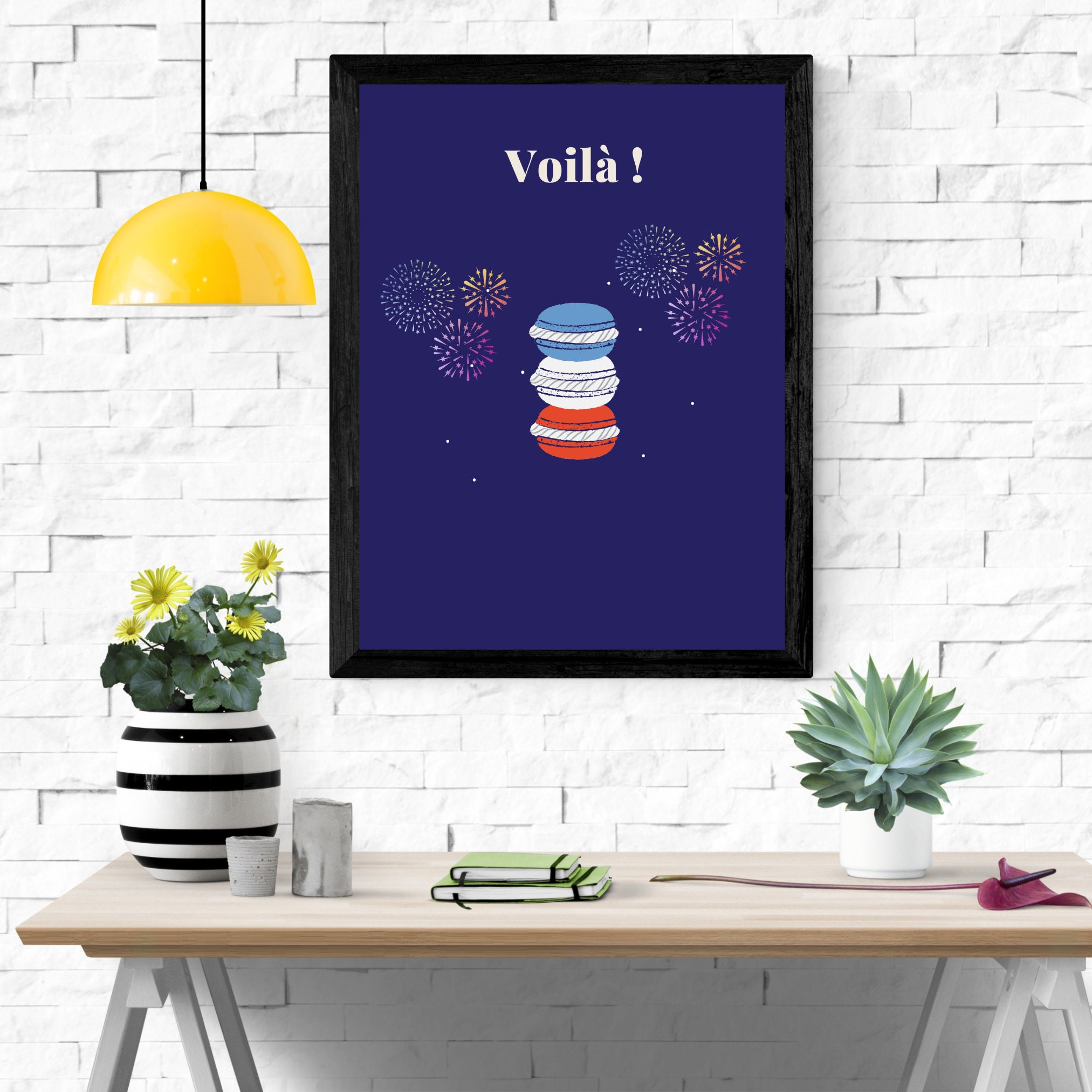 Instant Download Digital Wall Poster "voila" - Etsy