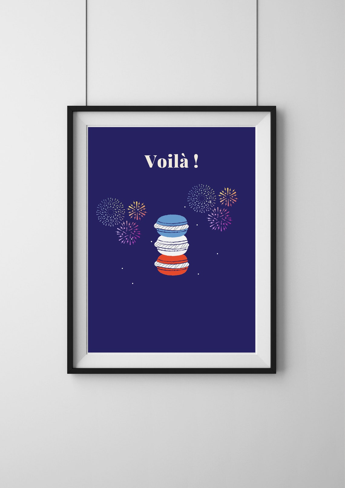 Instant Download Digital Wall Poster "voila" - Etsy