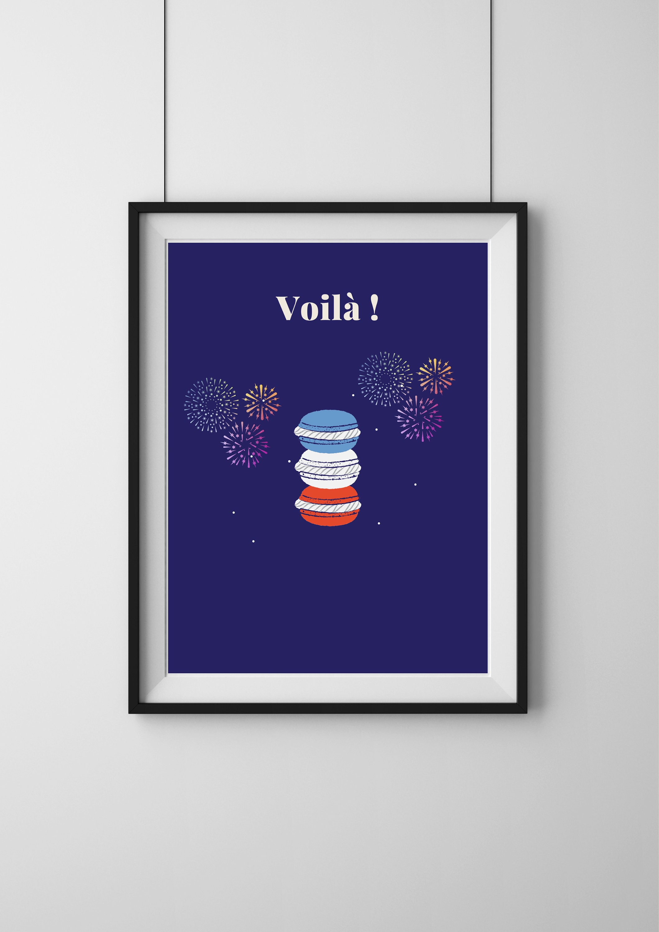 Instant Download Digital Wall Poster "voila" - Etsy