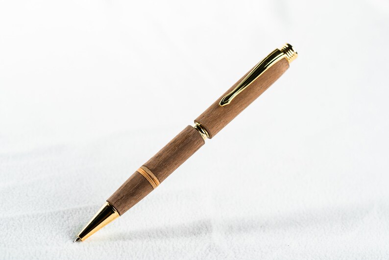Black Walnut Wooden Ballpoint Pen With Piece of 1969 Woodstock - Etsy