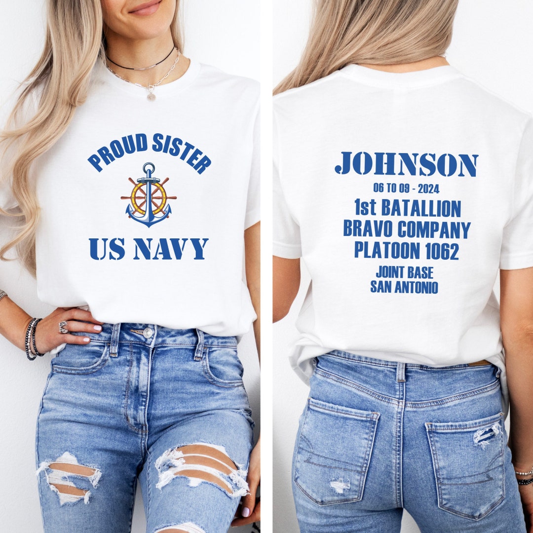 Personalized Navy Boot Camp Graduation Shirt, Family Matching Shirt ...
