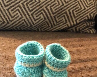 Baby boy booties | Etsy