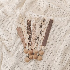 Personalized Peach Pink Organic Cotton Knit Pacifier Clip / - Etsy