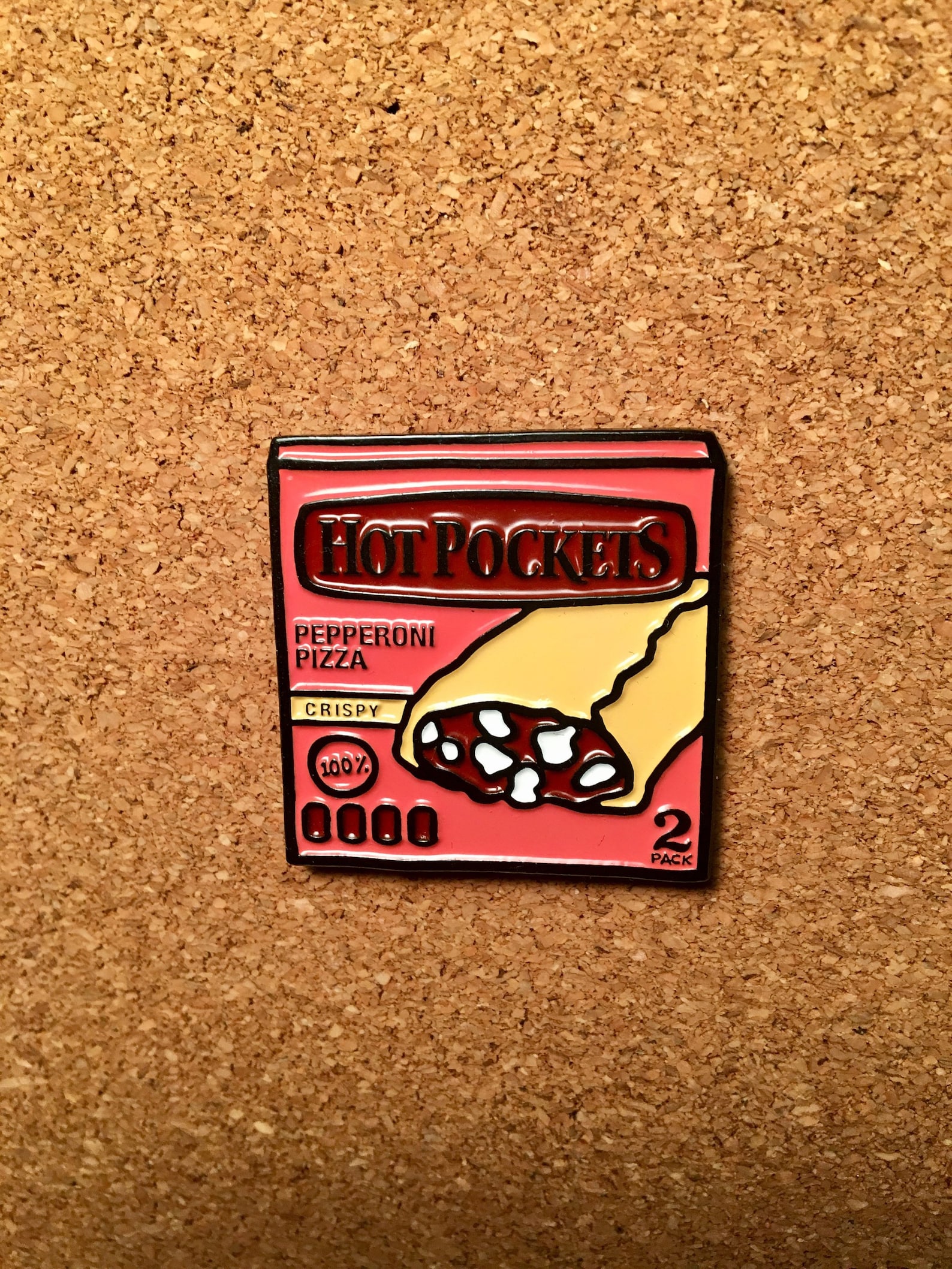 Hot Pockets Enamel Pin - Etsy