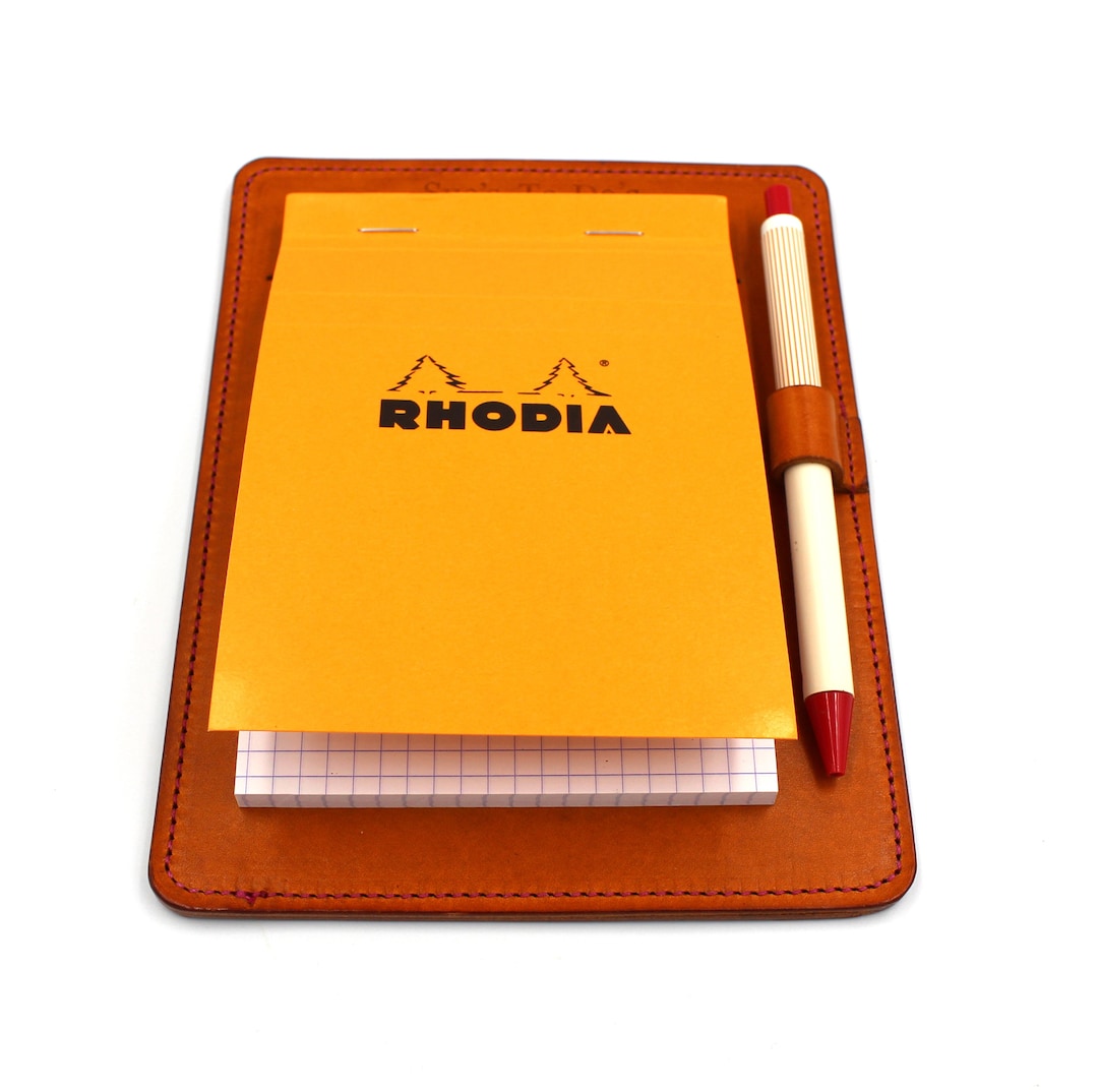 Italian Leather A6 Jotter With Pen Loop - FREE Personalisation - Etsy