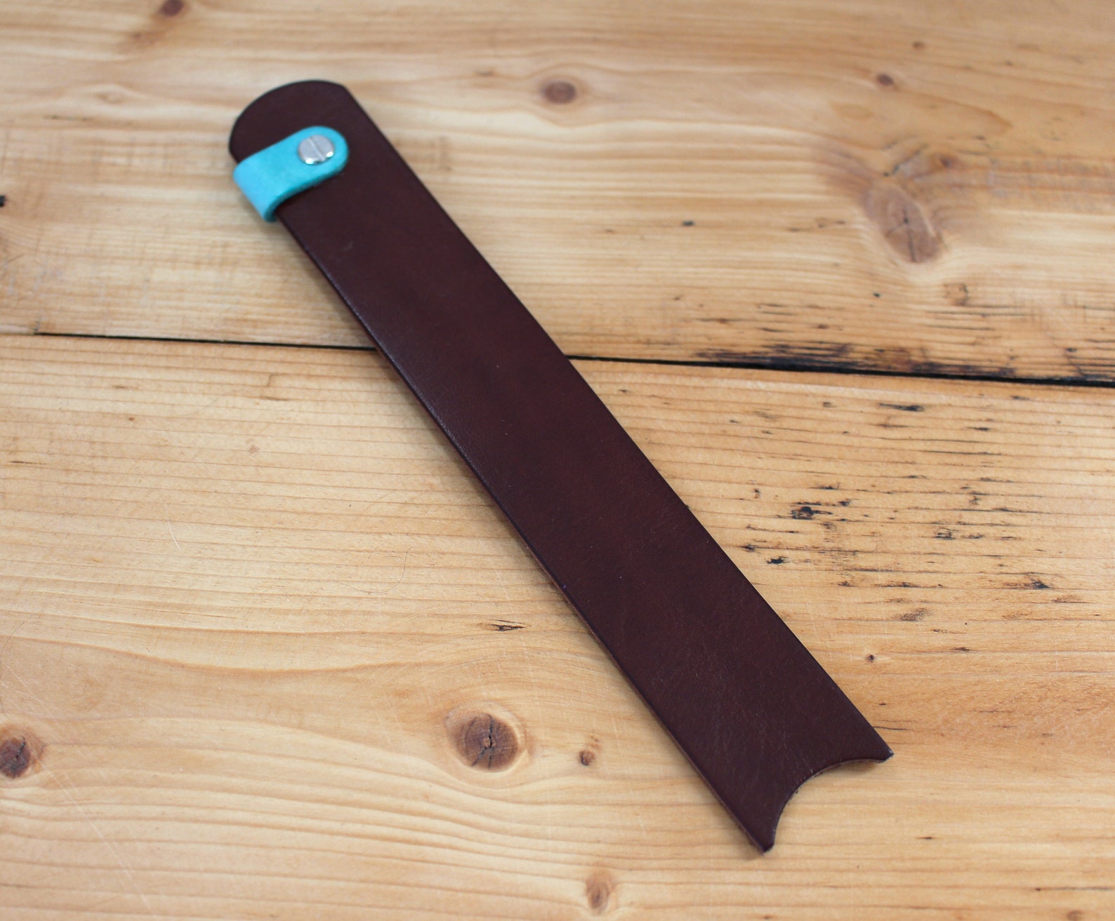 Personalised Italian Leather Bookmark in a Choice of Colours - Etsy