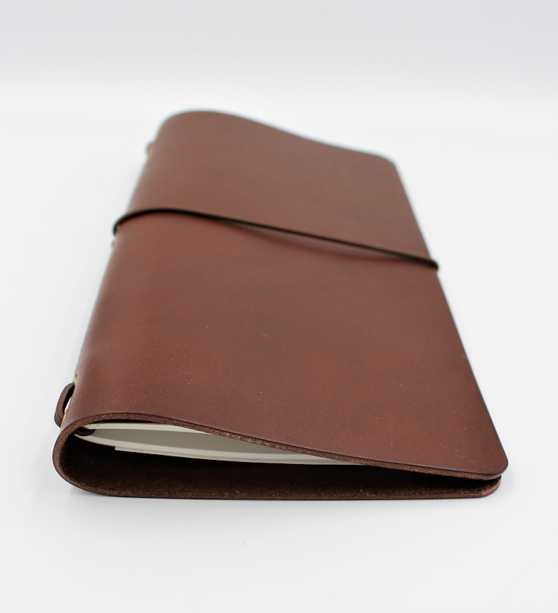 Italian Leather Midori Travellers Notebook Cover in a Rich - Etsy UK