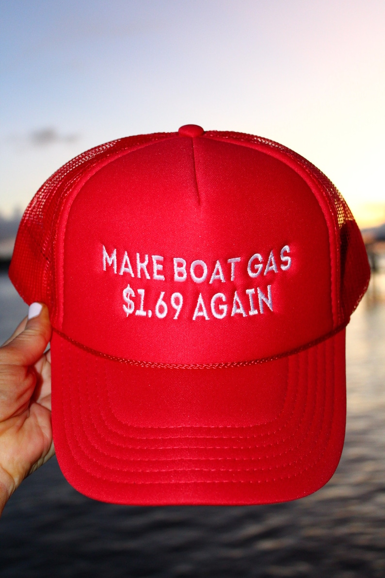 Boat Gas Trucker Hat - Etsy
