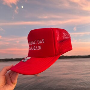 Boat Gas Trucker Hat - Etsy