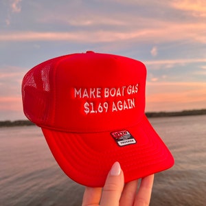 Boat Gas Trucker Hat - Etsy