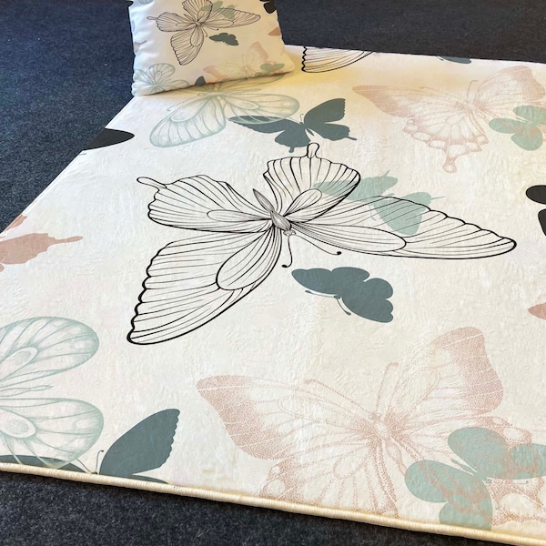 Butterfly Rug - Etsy