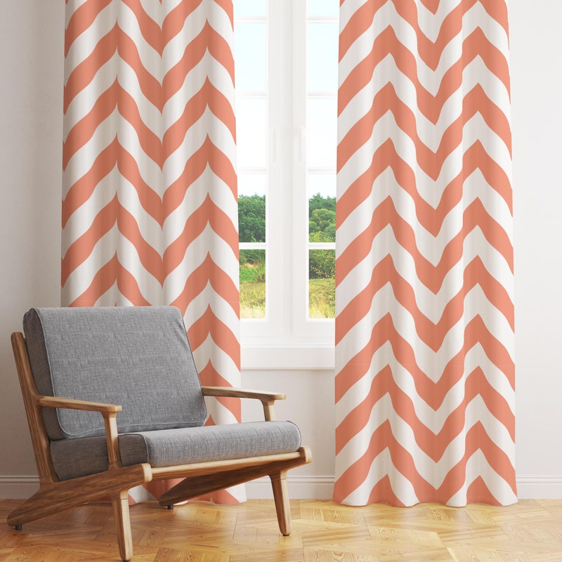 Chevron Curtains - Etsy