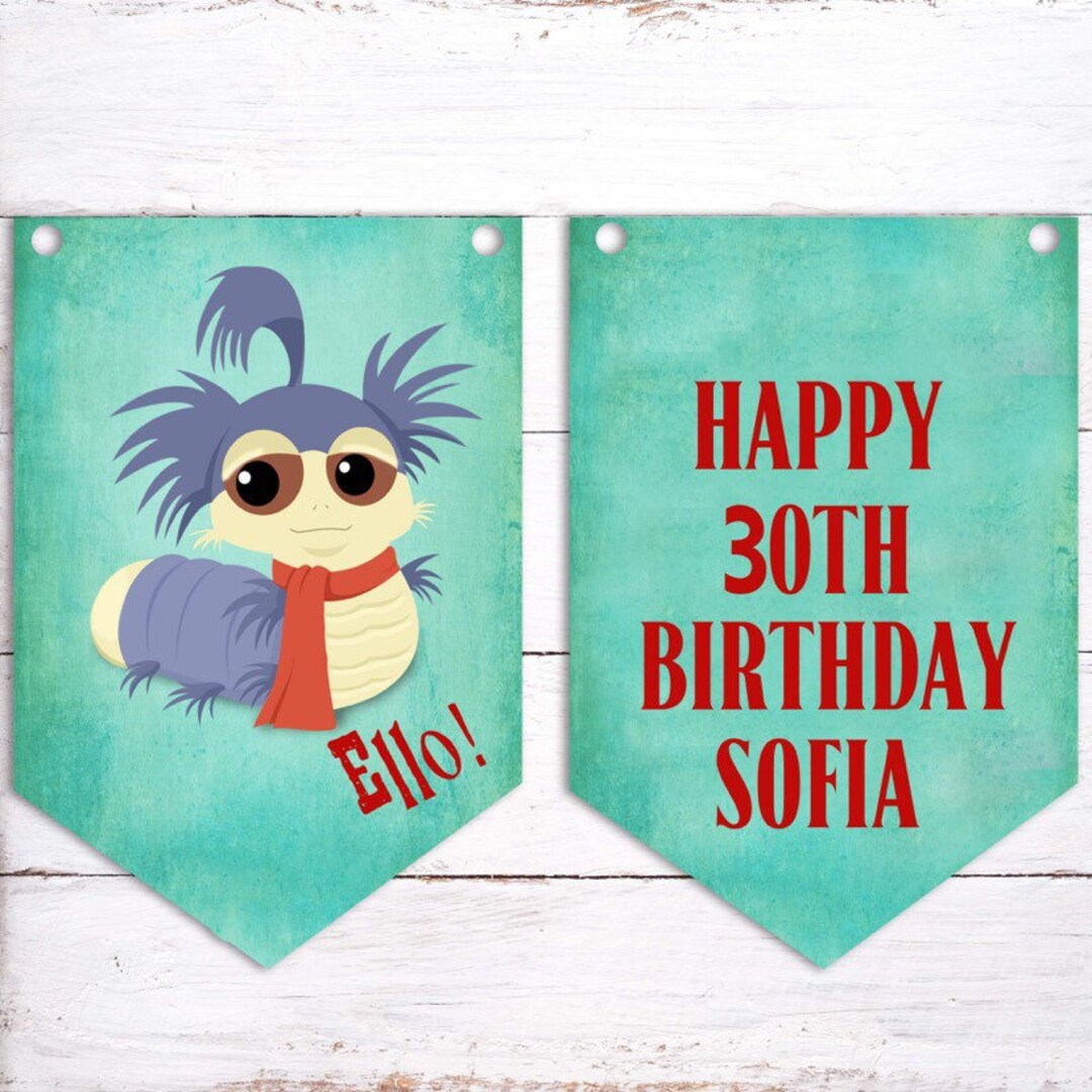 Personalised the Labyrinth Party Decoration, Personalised the Labyrinth ...