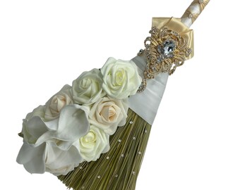 Wedding Jumping Broom Bling Wedding Broom Brooch Wedding Broom - Etsy