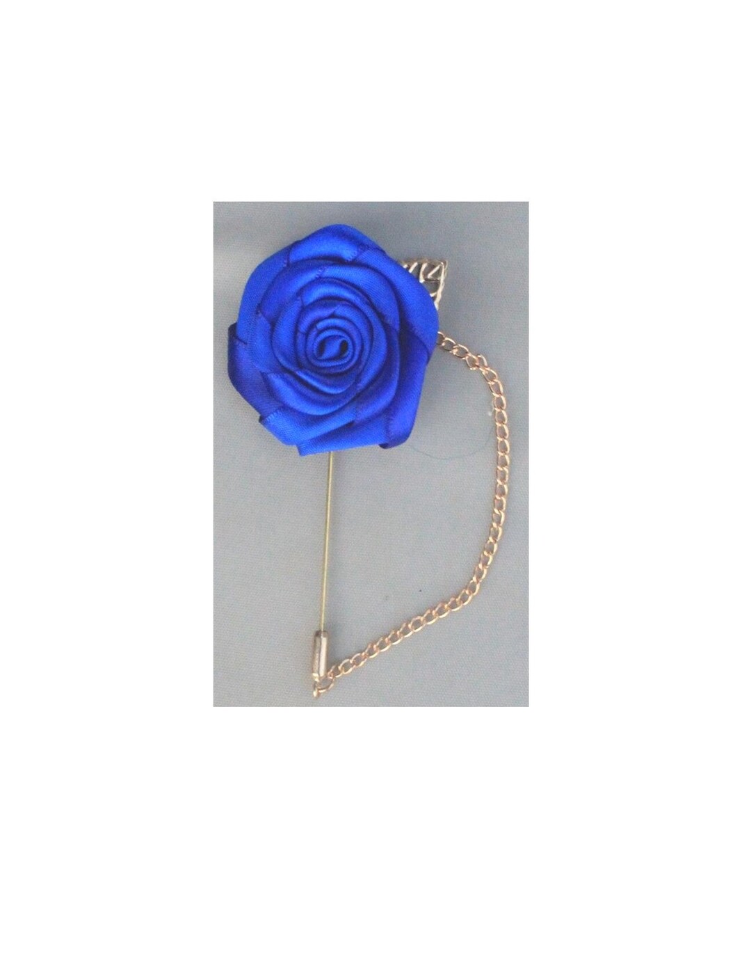 Royal Blue Formal Wear Boutonniere Lapel Leaf Chain Pin - Etsy