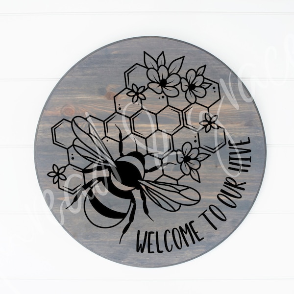 Bee Hive Art - Etsy