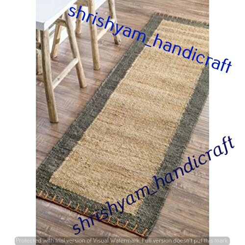 Jute Rectangle Rug 3x5 Feet Rug Rag Natural Rug Jute Handwoven - Etsy