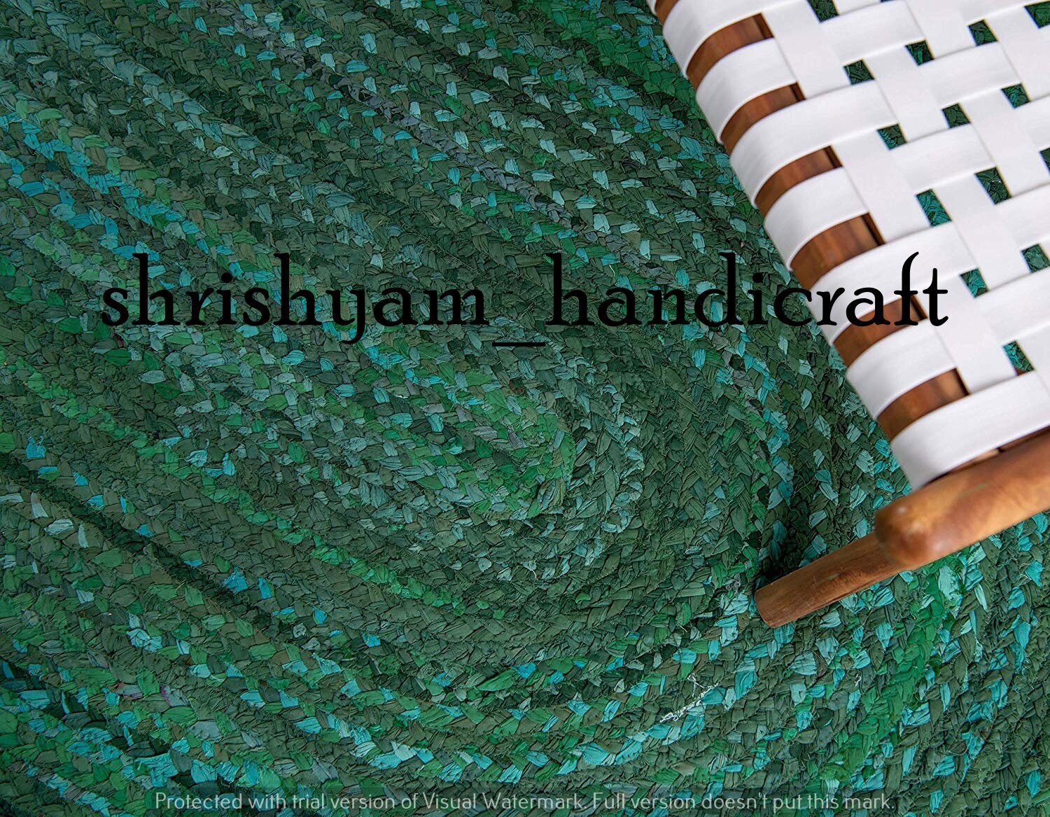 Braided Carpet Rug Braided RAG RUG Meditation Mat Mandala | Etsy India