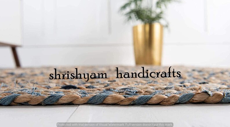 RUG Braided Oval Rug Meditation Mat Mandala Rug Bohemian - Etsy