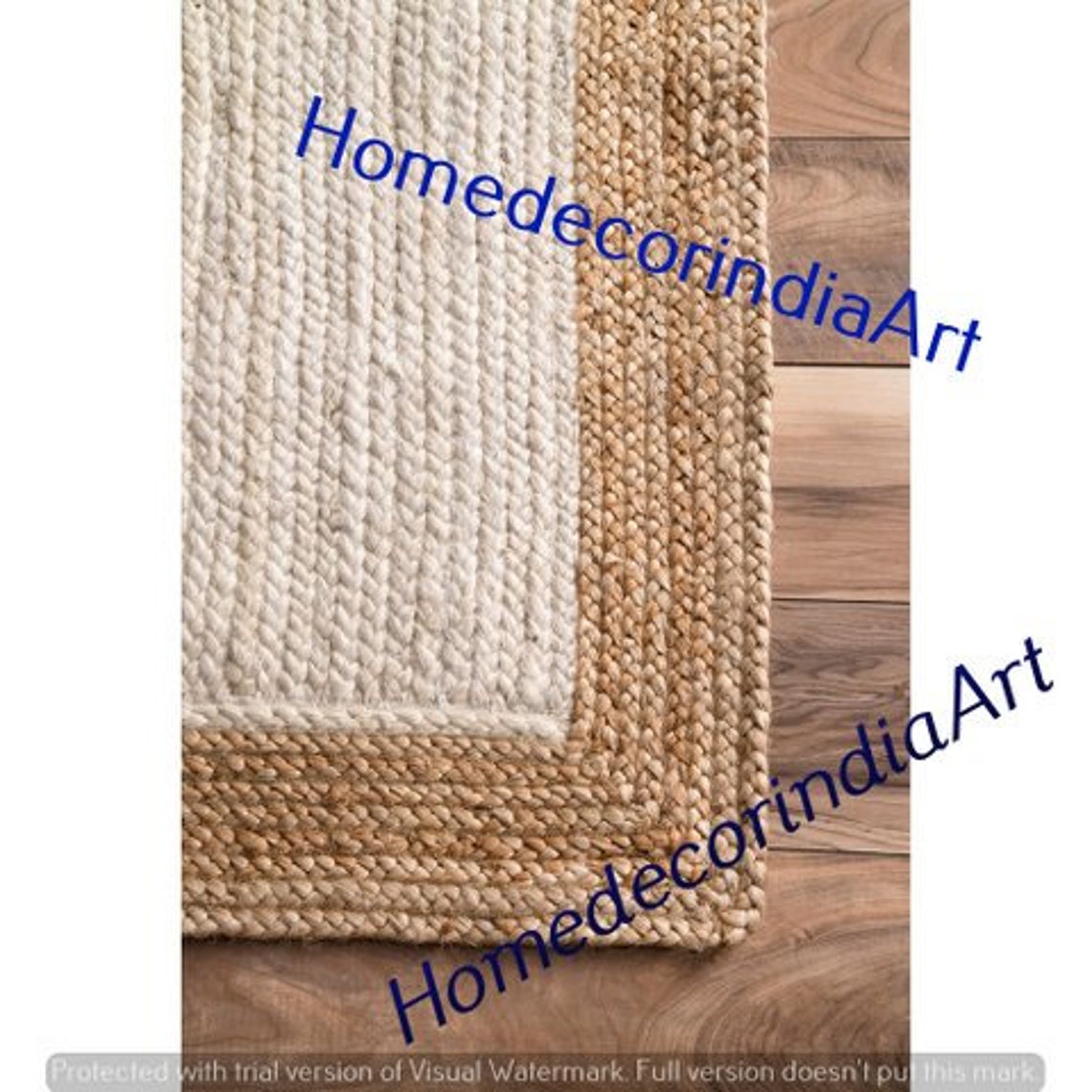 Braided RAG RUG Braided Carpet Rug Meditation Mat Pure Jute - Etsy