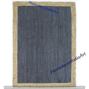 Indian Braided Floor Rug Rectangle Natural Jute Rug. Natural - Etsy