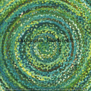 Indian Hand Braided Bohemian Cotton Chindi Area Rug Multi Color Home ...