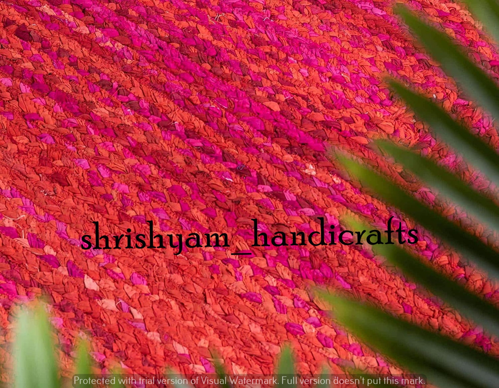 Hand Braided Bohemian Colorful Cotton Chindi Area Rug Home - Etsy