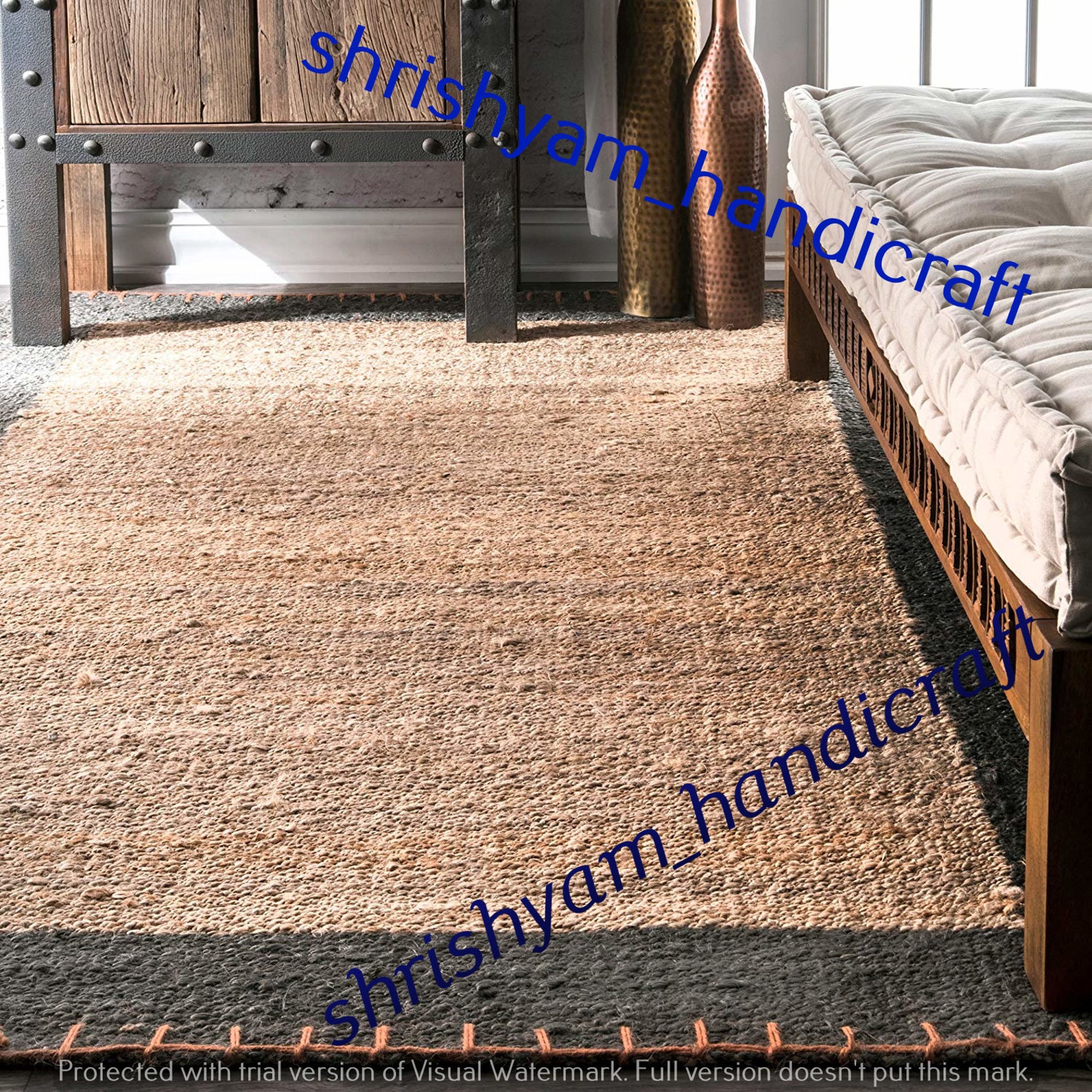 4x6 Feet Braided RAG RUG Rectangle Rug Meditation Mat - Etsy