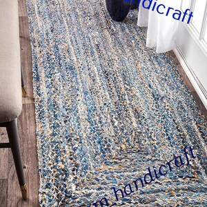 Jute Rug Rag Natural Rug Jute Handwoven Rug Jute Rug Vegetal Eco Rug ...