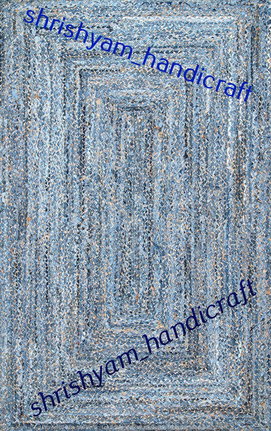 4x6 Feet Braided RAG RUG Rectangle Rug Meditation Mat | Etsy