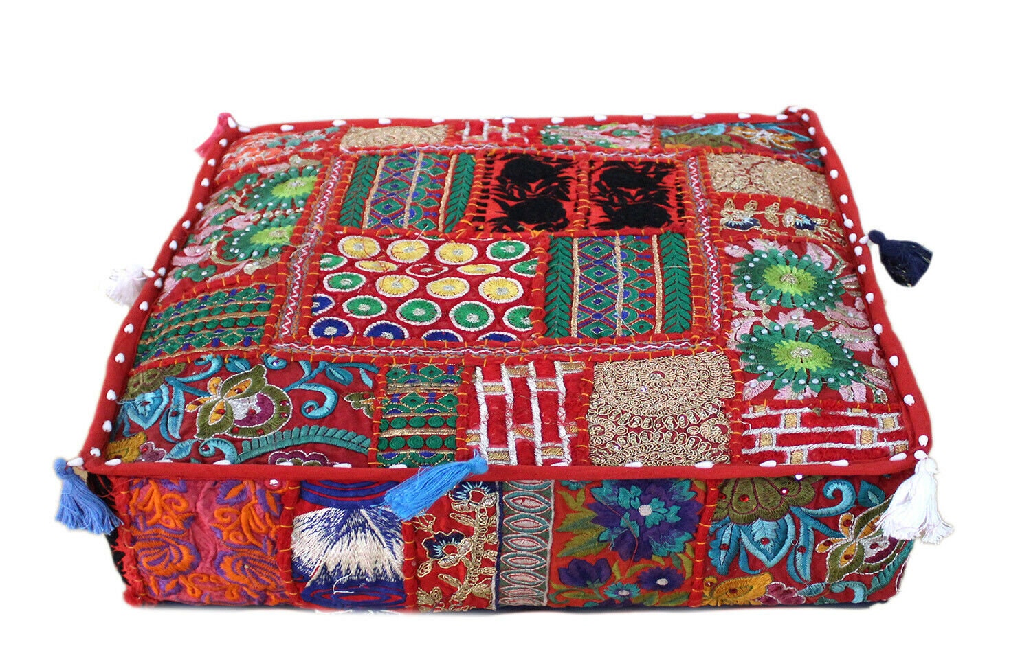 Bohemian Floor Cushions Decorative Cushion Cover Large | Etsy